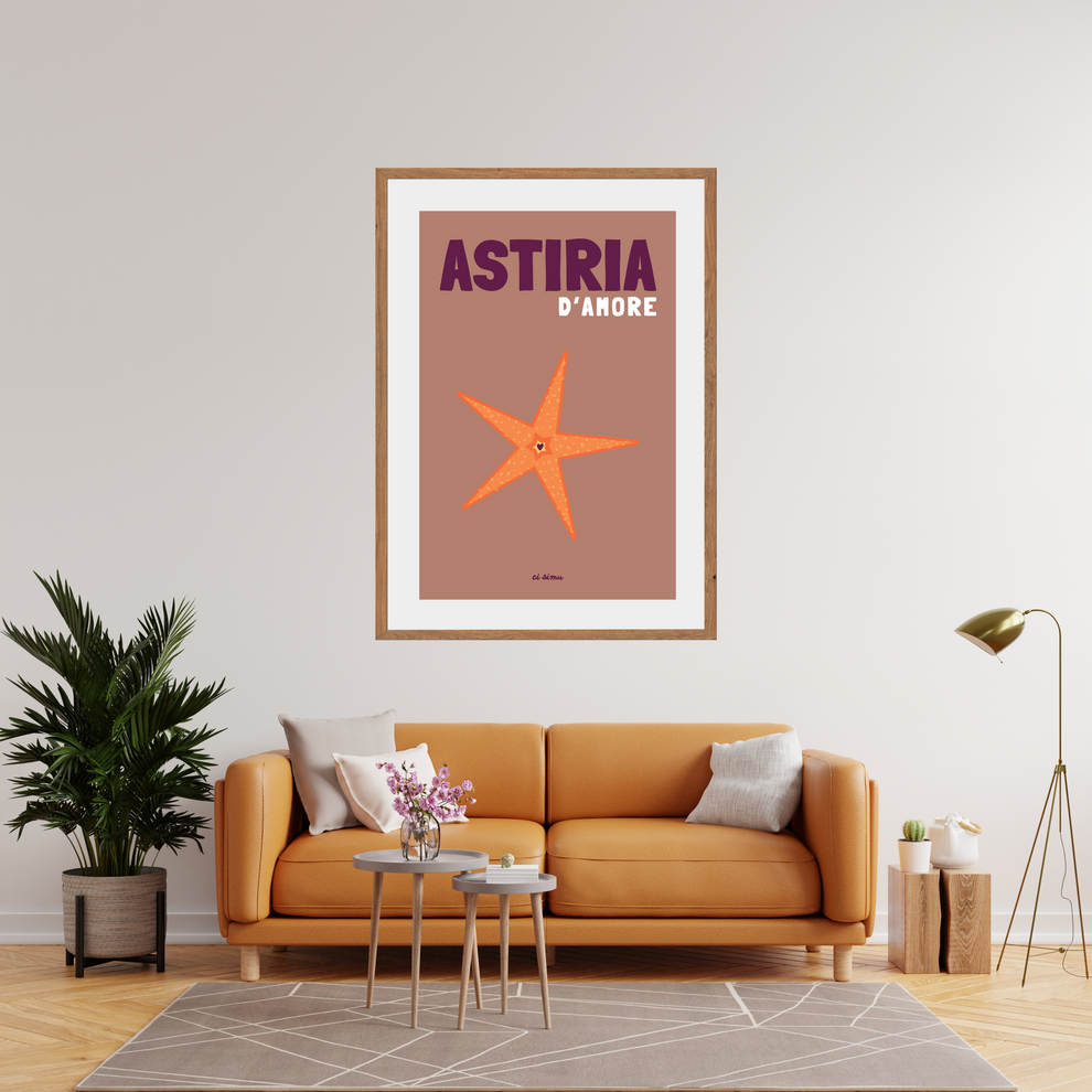 ASTIRIA D'AMORE - Poster Corse Ci Simu