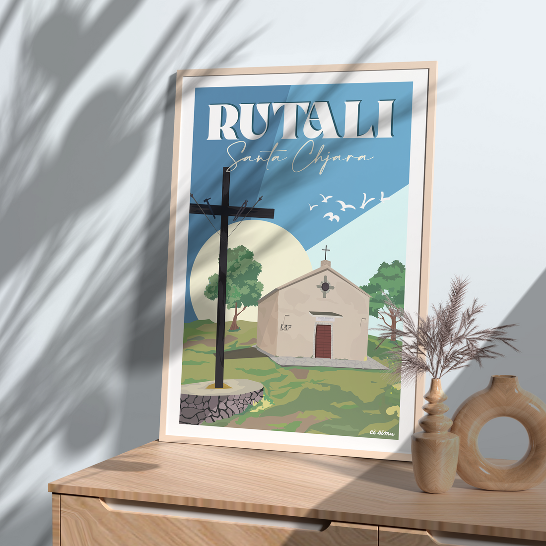 Poster RUTALI - Affiche Corse Ci Simu